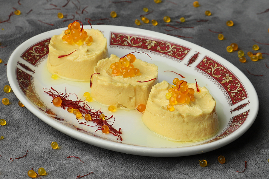 SAFFRON HUMMUS – Ferdowsi Menu